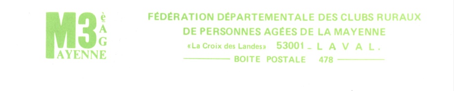 Son histoire - Fédération départementale de la Mayenne